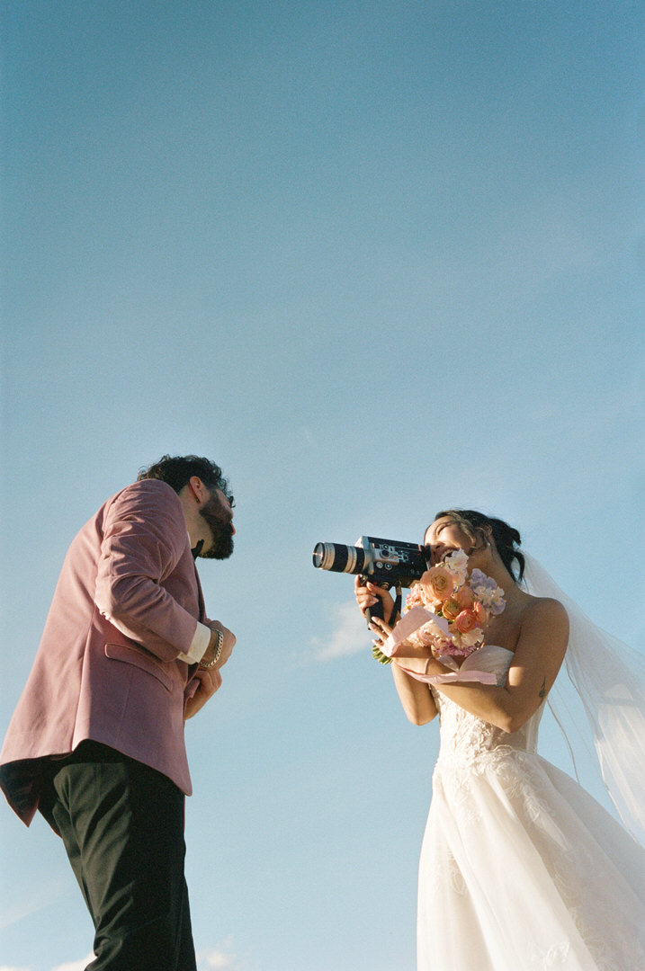 Larc Hill Vineyard Wedding | A + R Colorful Floral Styled Shoot